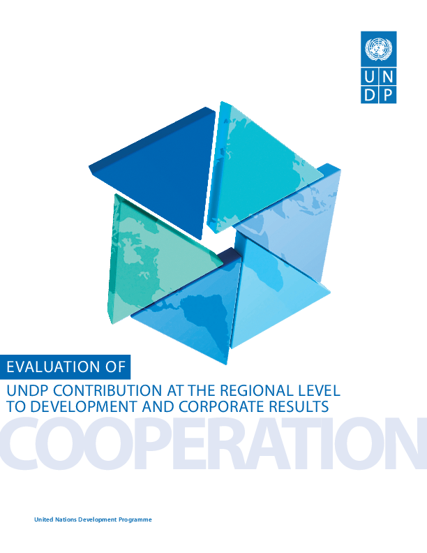 Evaluation of UNDP Contribution at the Regional Level to Development ...